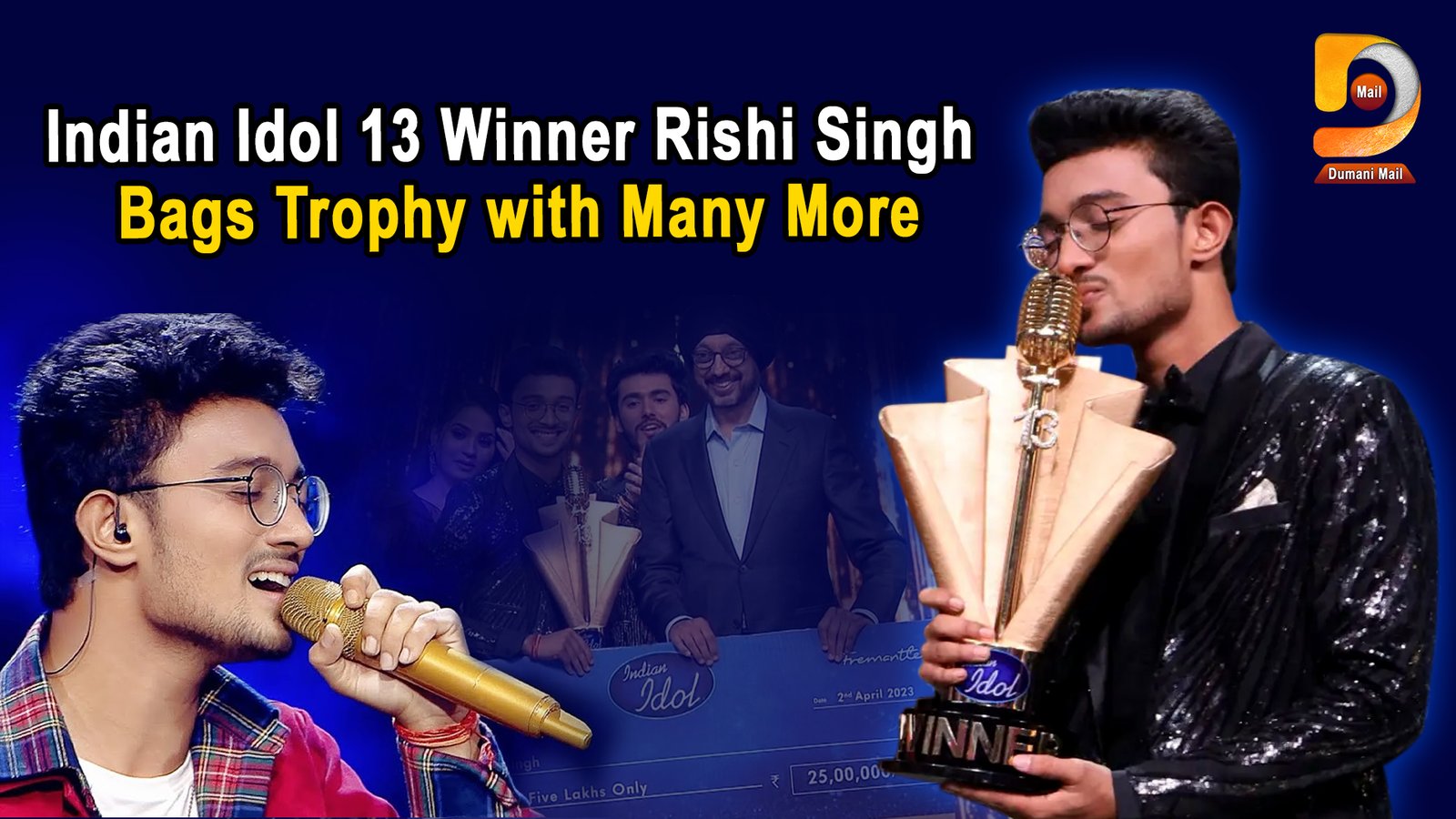 Indian Idol 13 winner Rishi Singh bags trophy with Rs 25 lakh prize and ...